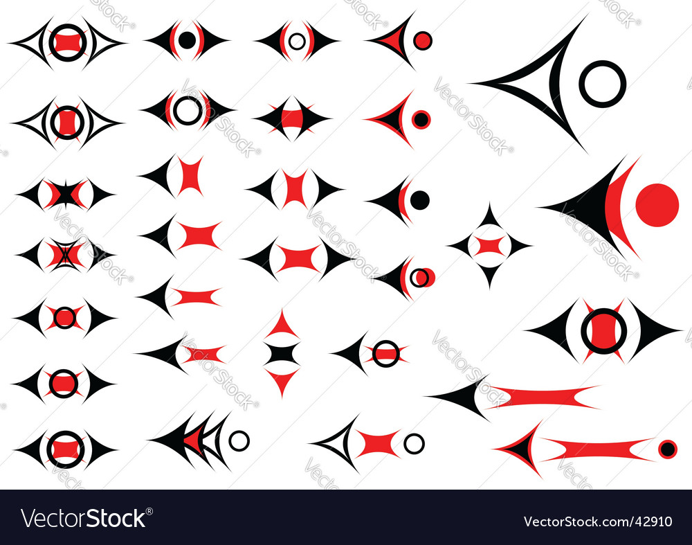 Graphic elements Royalty Free Vector Image - VectorStock