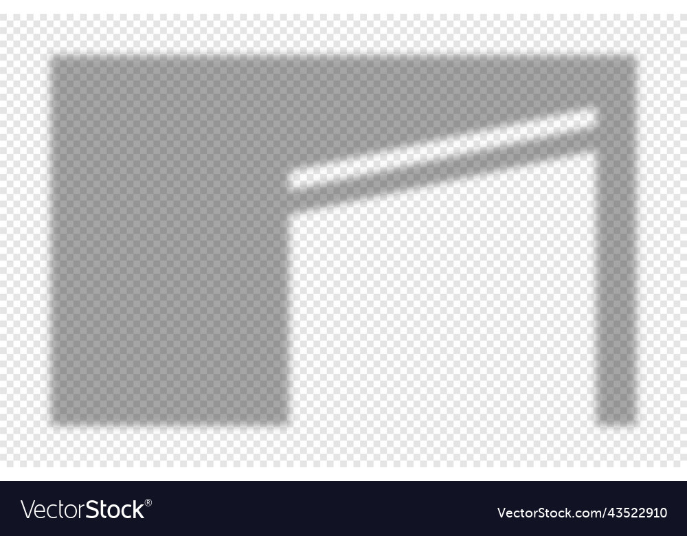 Realistic 3d shadows Royalty Free Vector Image