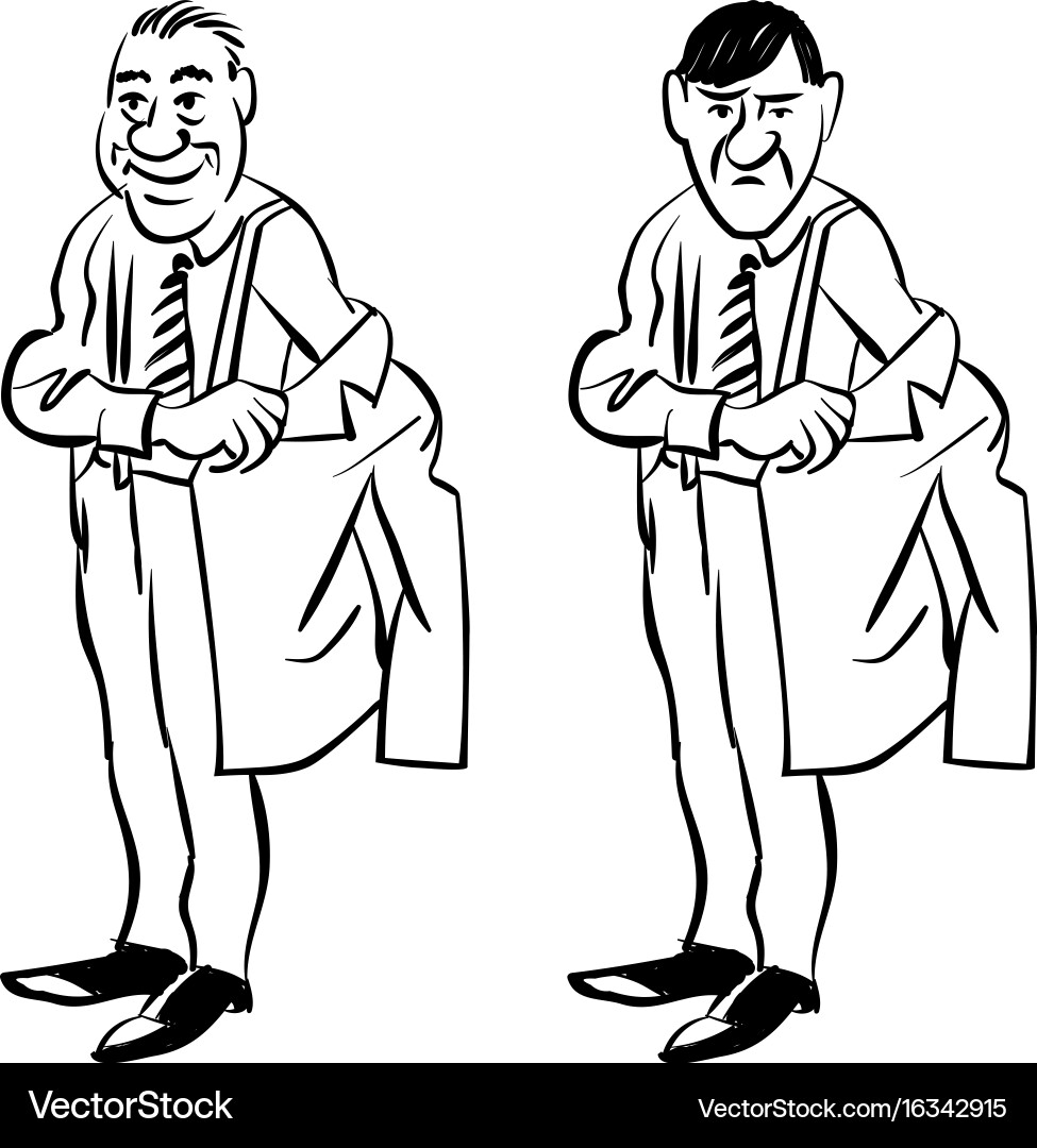 A man is going to work in morning Royalty Free Vector Image