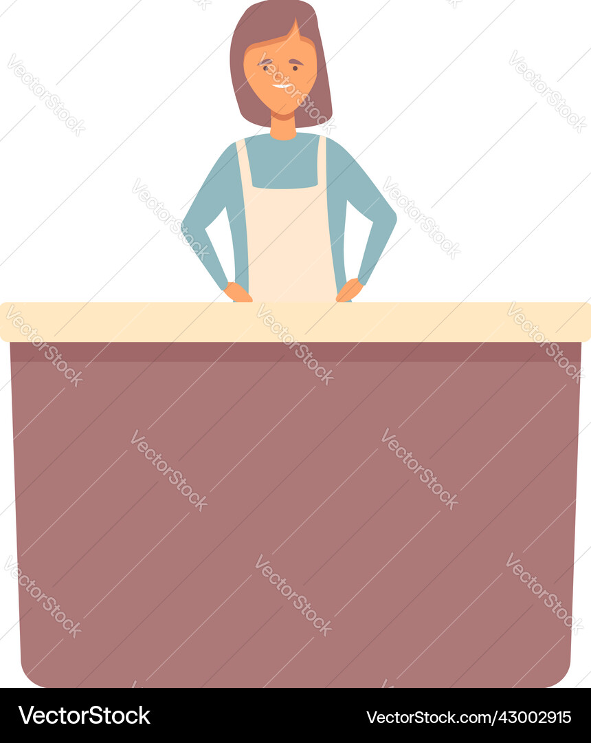 Chef cooking icon cartoon cook class Royalty Free Vector
