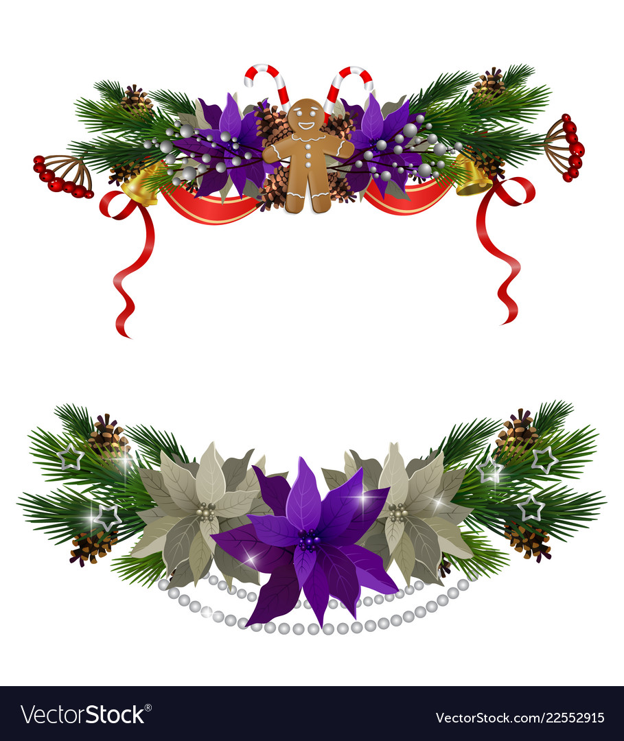 Christmas elements for your designs Royalty Free Vector