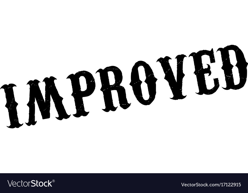 Improved rubber stamp Royalty Free Vector Image