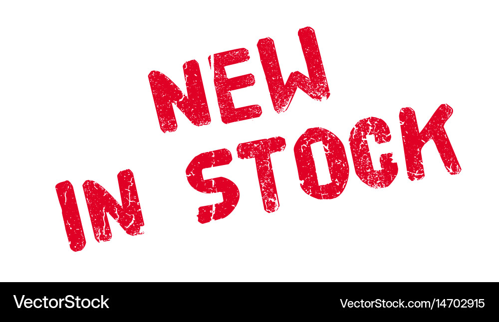 New in stock rubber stamp Royalty Free Vector Image
