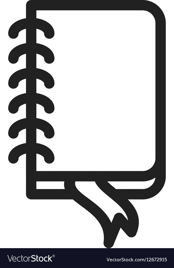 Notebook Royalty Free Vector Image - VectorStock