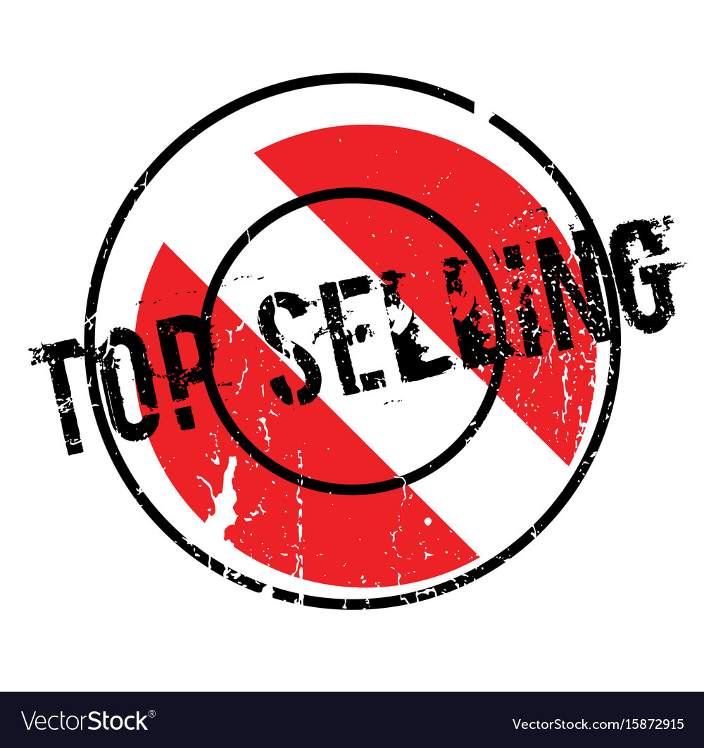 Top selling rubber stamp Royalty Free Vector Image Top selling rubber stamp Royalty Free Vector Image
