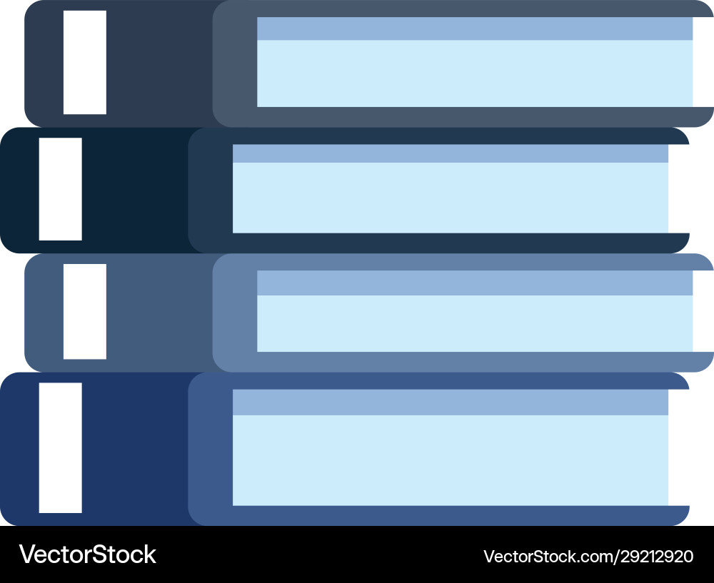 Academic books icon colorful design Royalty Free Vector