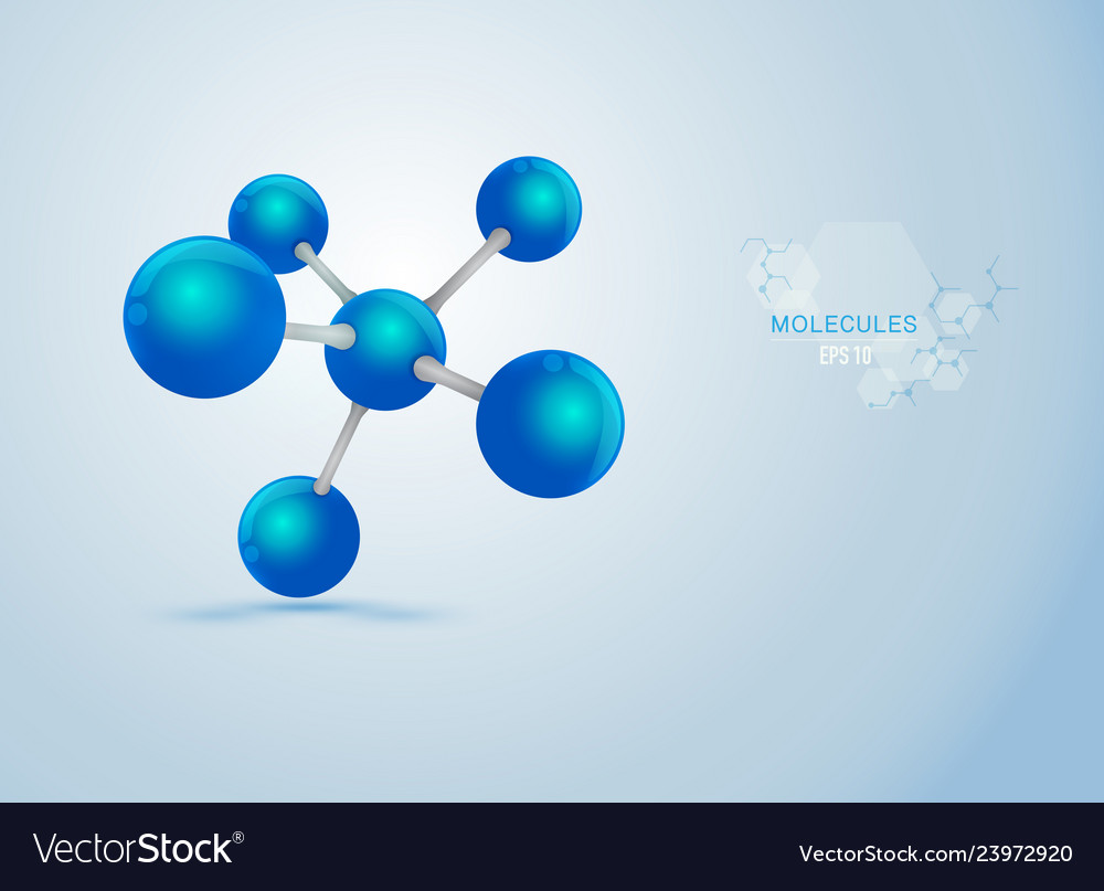 Molecules Royalty Free Vector Image - VectorStock