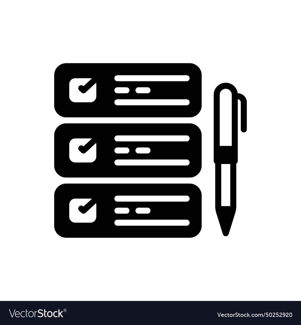 Tasks Royalty Free Vector Image - VectorStock