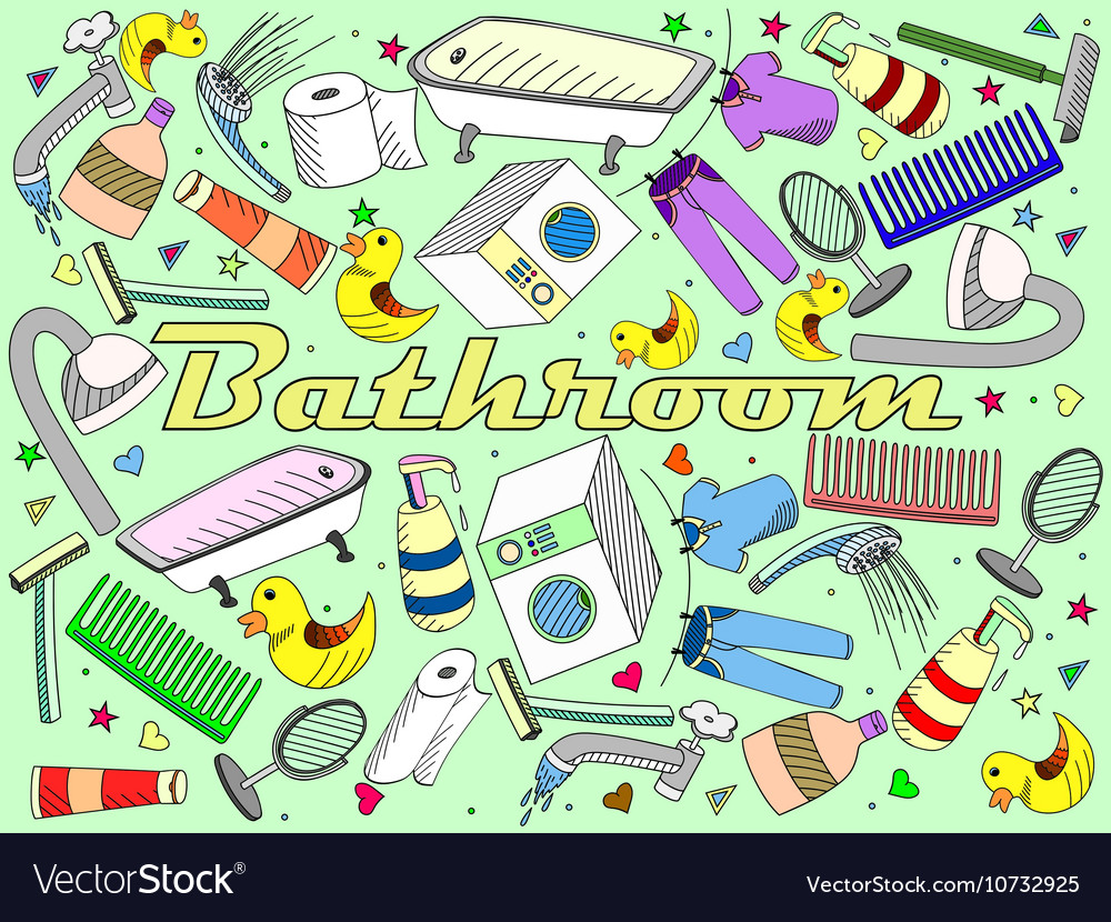 Bathroom Royalty Free Vector Image - VectorStock