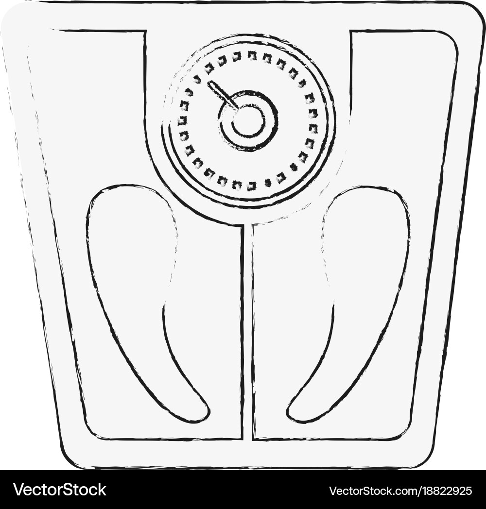 Body weight balance Royalty Free Vector Image - VectorStock