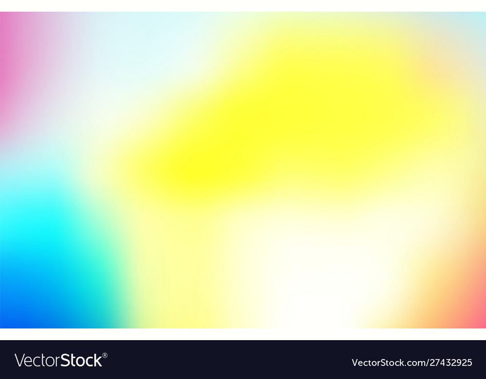 Soft color abstract gradient blurred background Vector Image