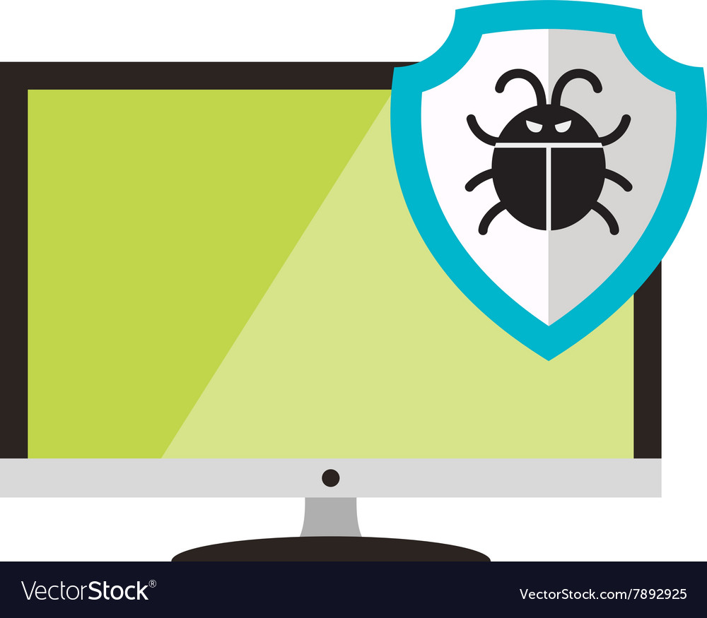 Virus attack Royalty Free Vector Image - VectorStock