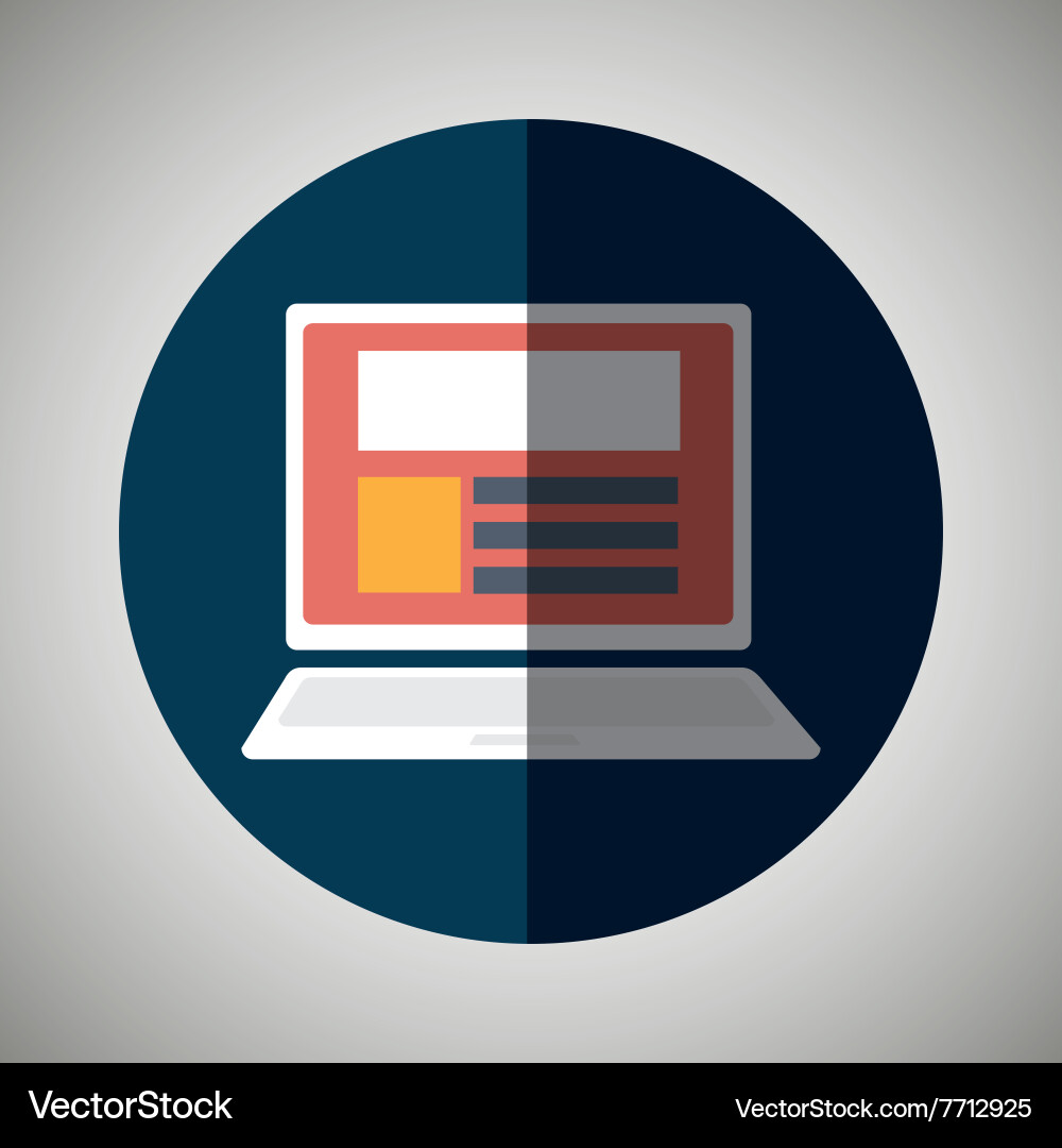 Web development design Royalty Free Vector Image