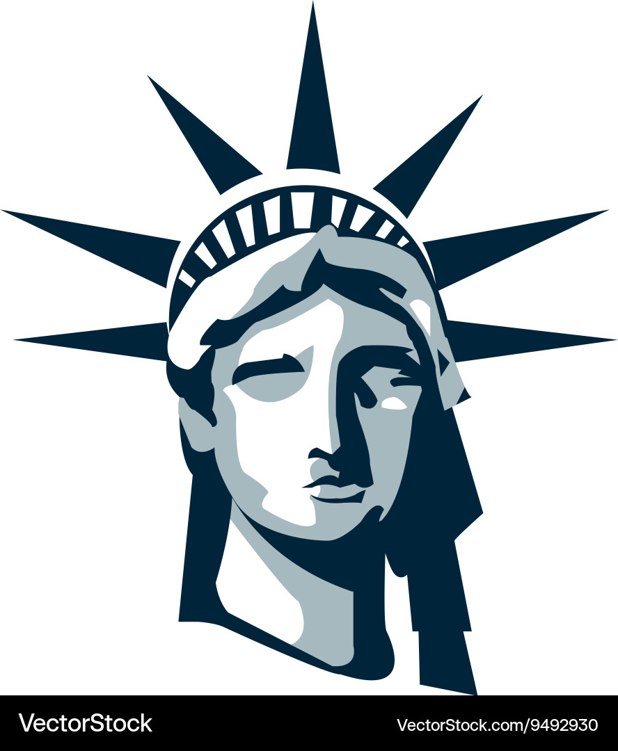 Statue of liberty icon Royalty Free Vector Image