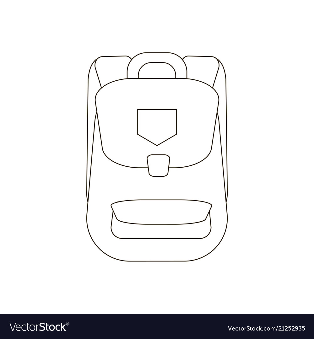 Backpack Royalty Free Vector Image - VectorStock