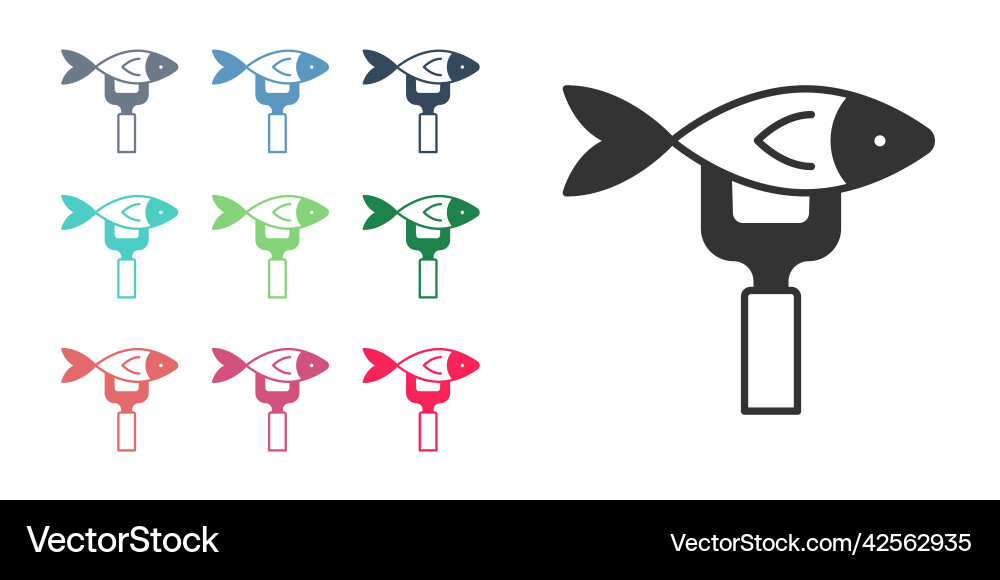 Black dried fish icon isolated on white background