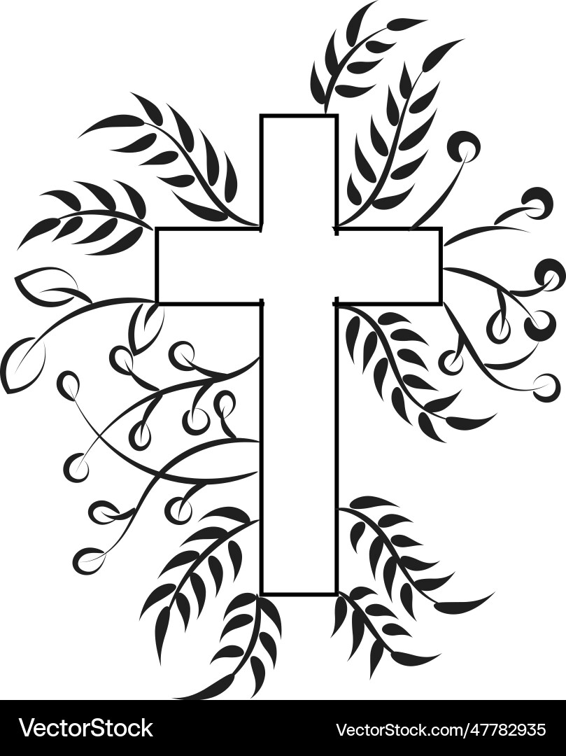 Christian symbol design for print Royalty Free Vector Image
