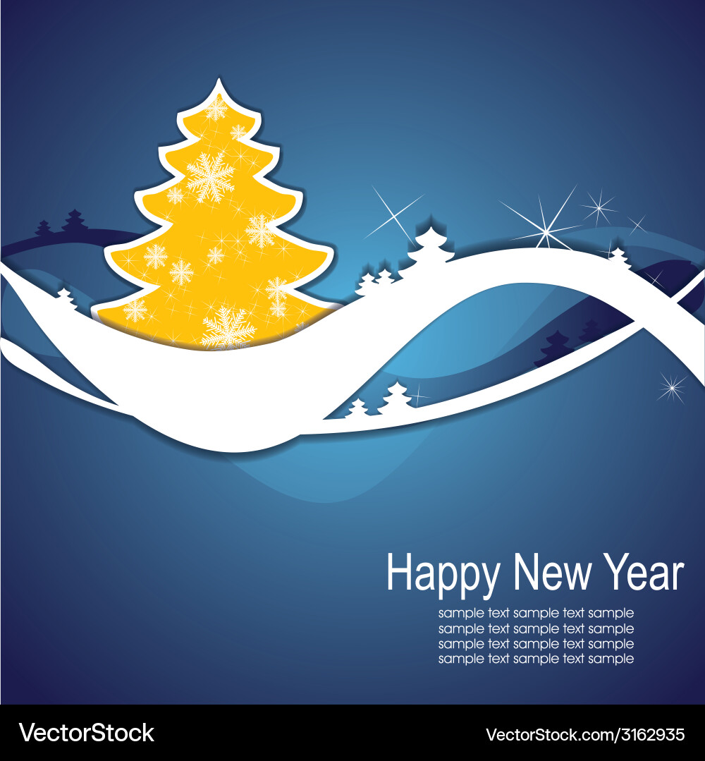 Christmas template frame design for greeting card Vector Image