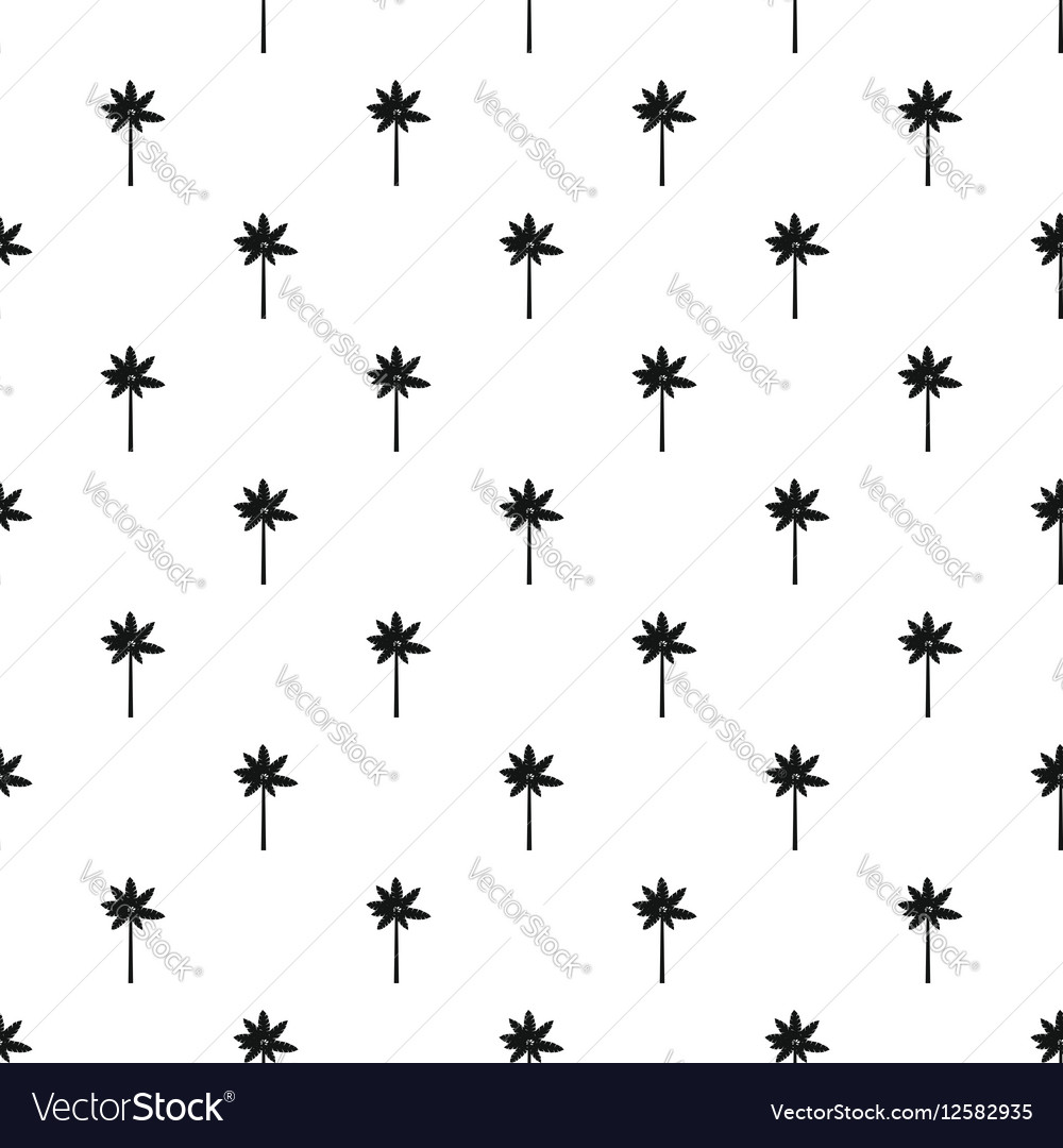 One leaf pattern simple style Royalty Free Vector Image
