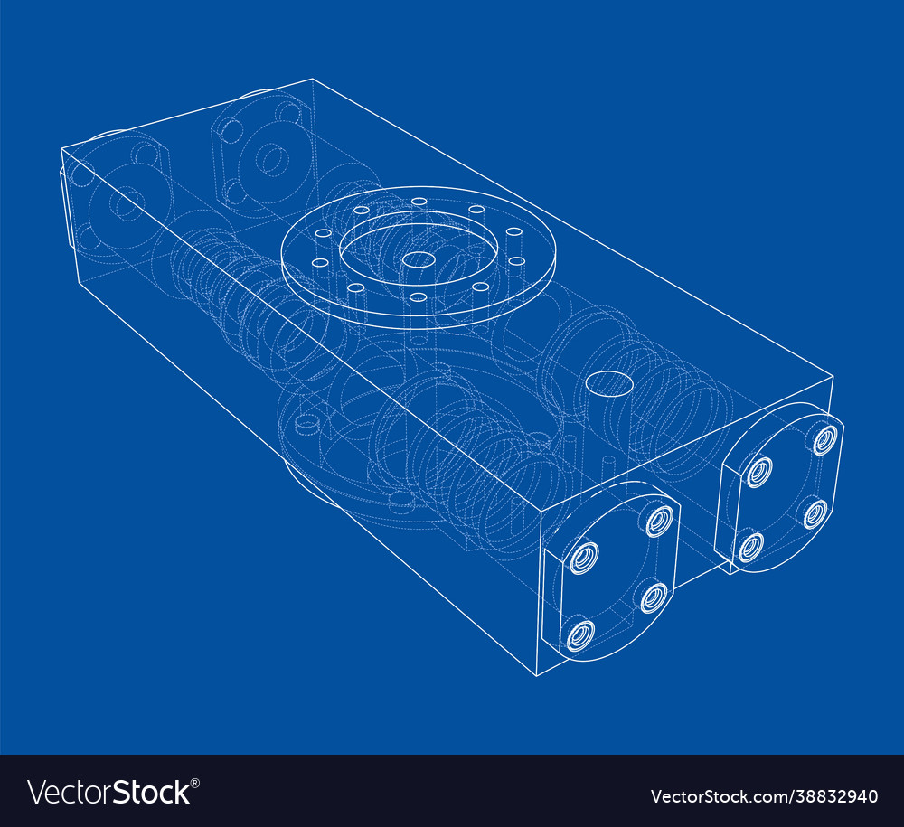 Abstract Industry Object Concept Royalty Free Vector Image