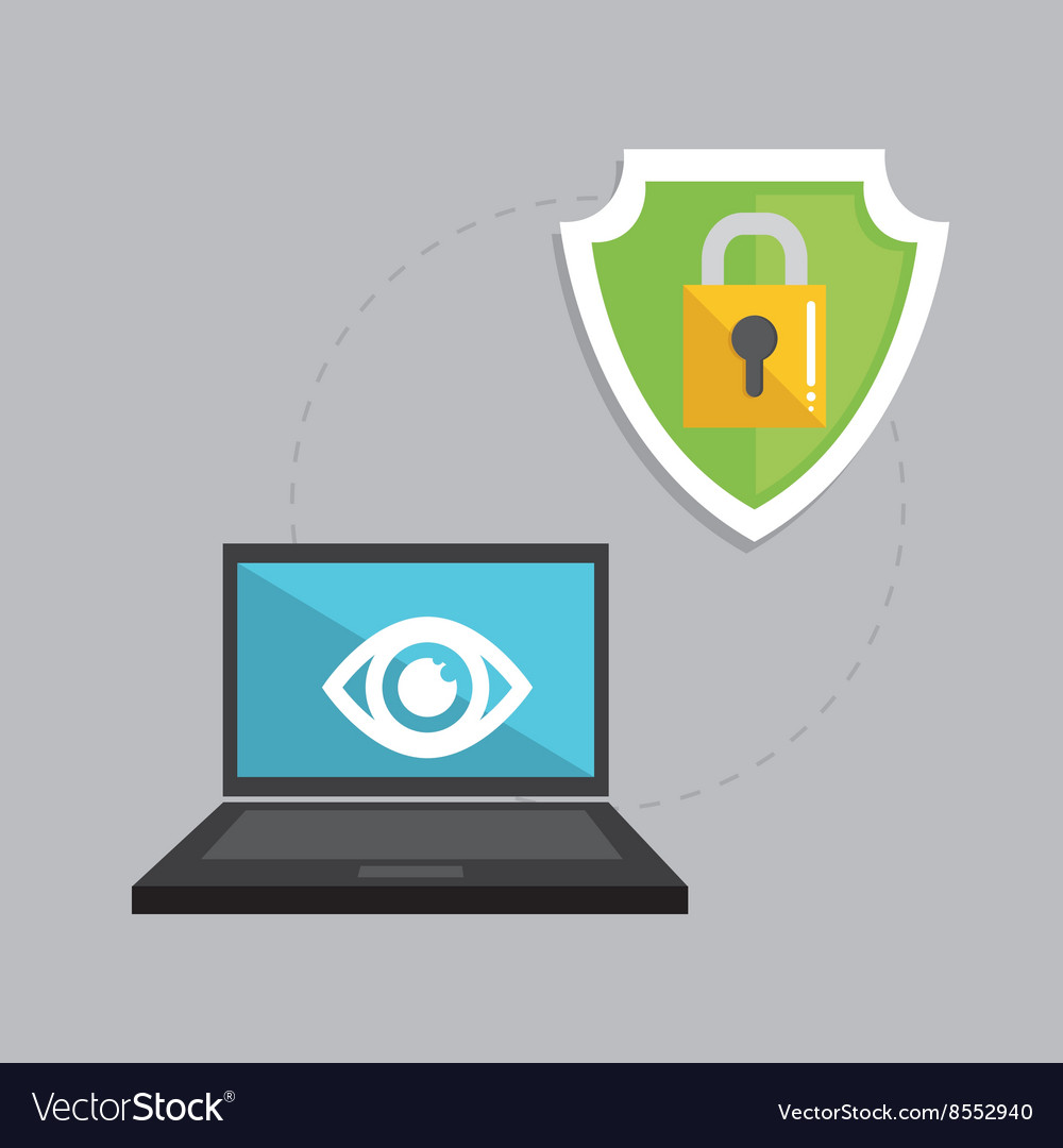 Flat about security system Royalty Free Vector Image