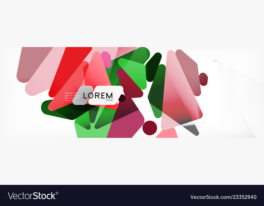 Science background abstract triangle pattern Vector Image