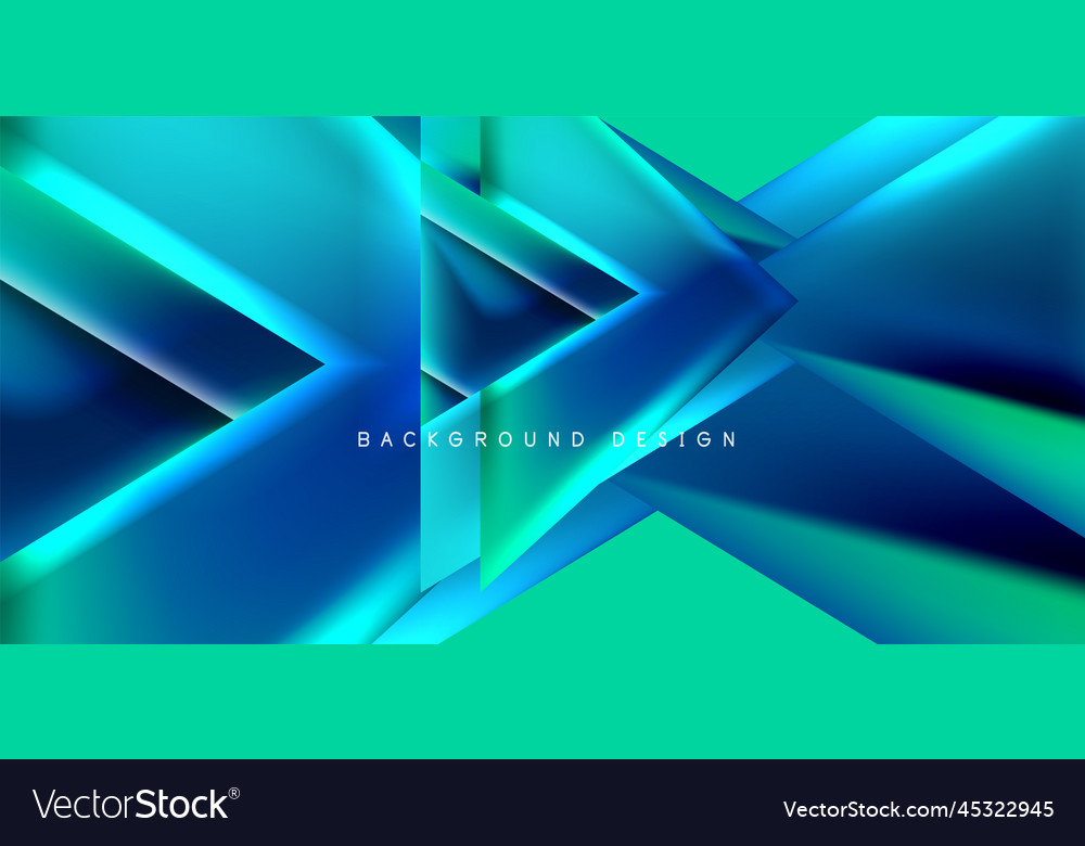 Futuristic triangle abstract background Royalty Free Vector