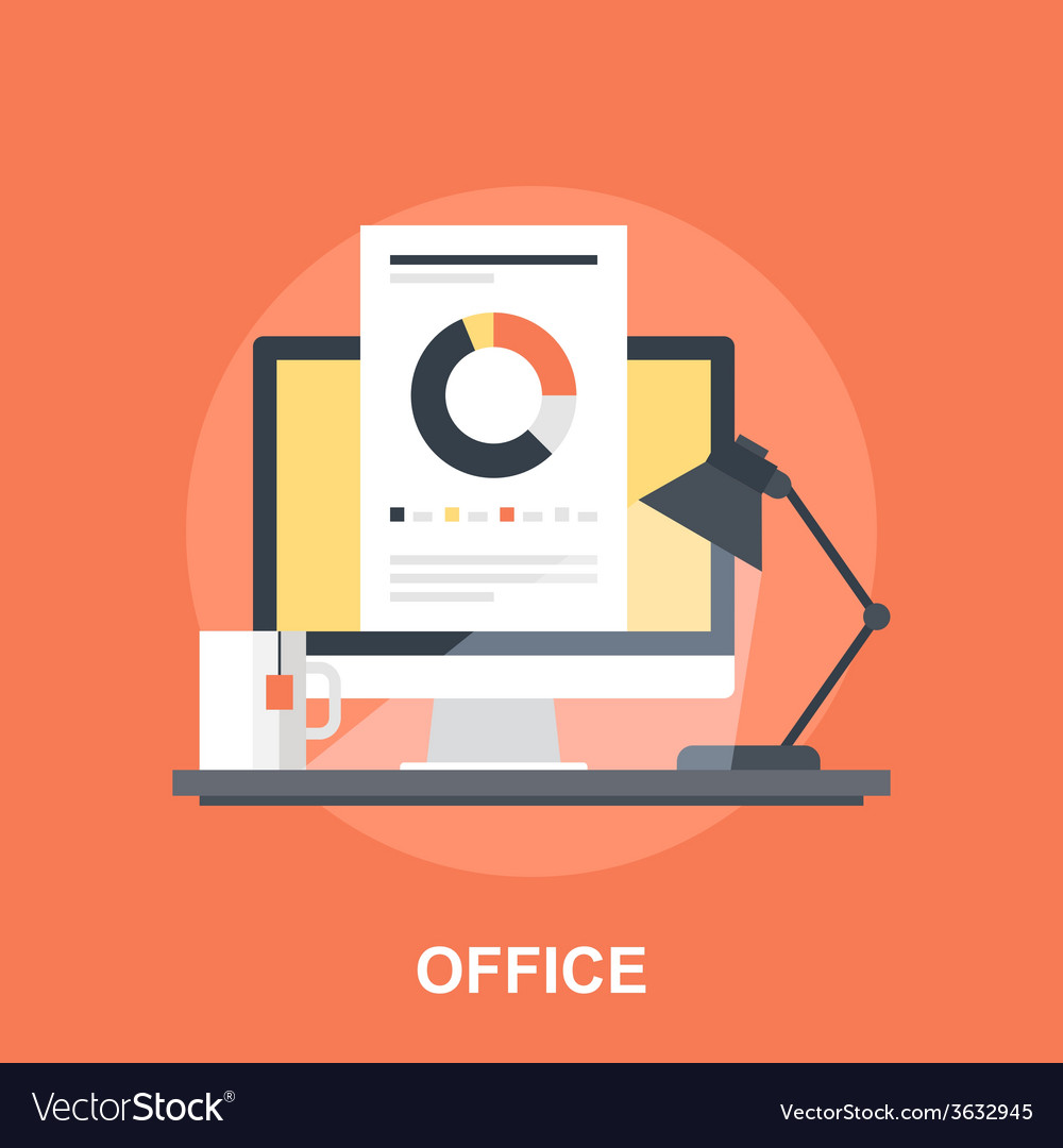 Office Royalty Free Vector Image - VectorStock