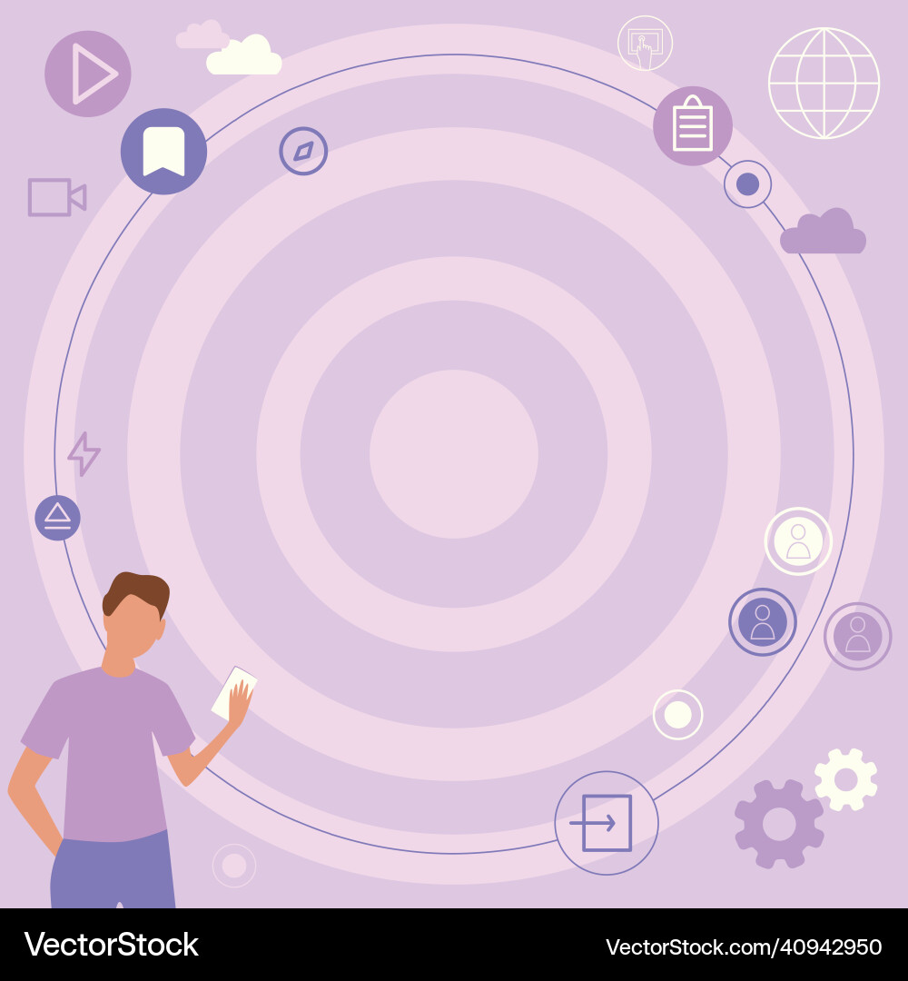 Businessman innovative thinking leading ideas Vector Image