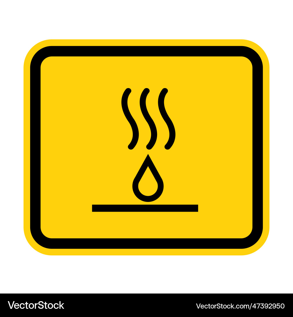 Hot liquids symbol sign isolate on white Vector Image
