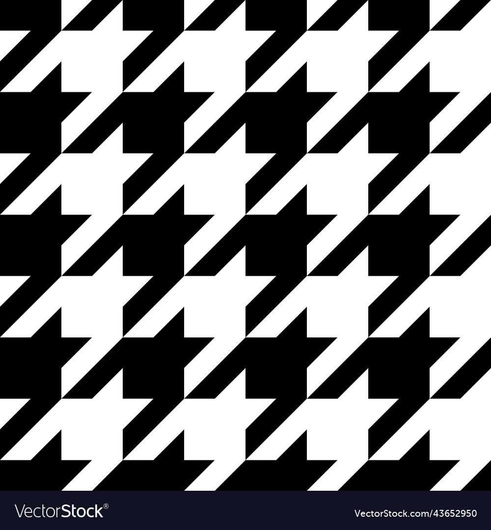 Seamlesspattern -houndstooth Royalty Free Vector Image