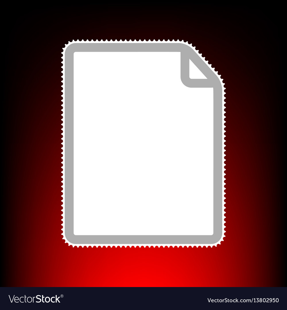 Vertical document Royalty Free Vector Image - VectorStock