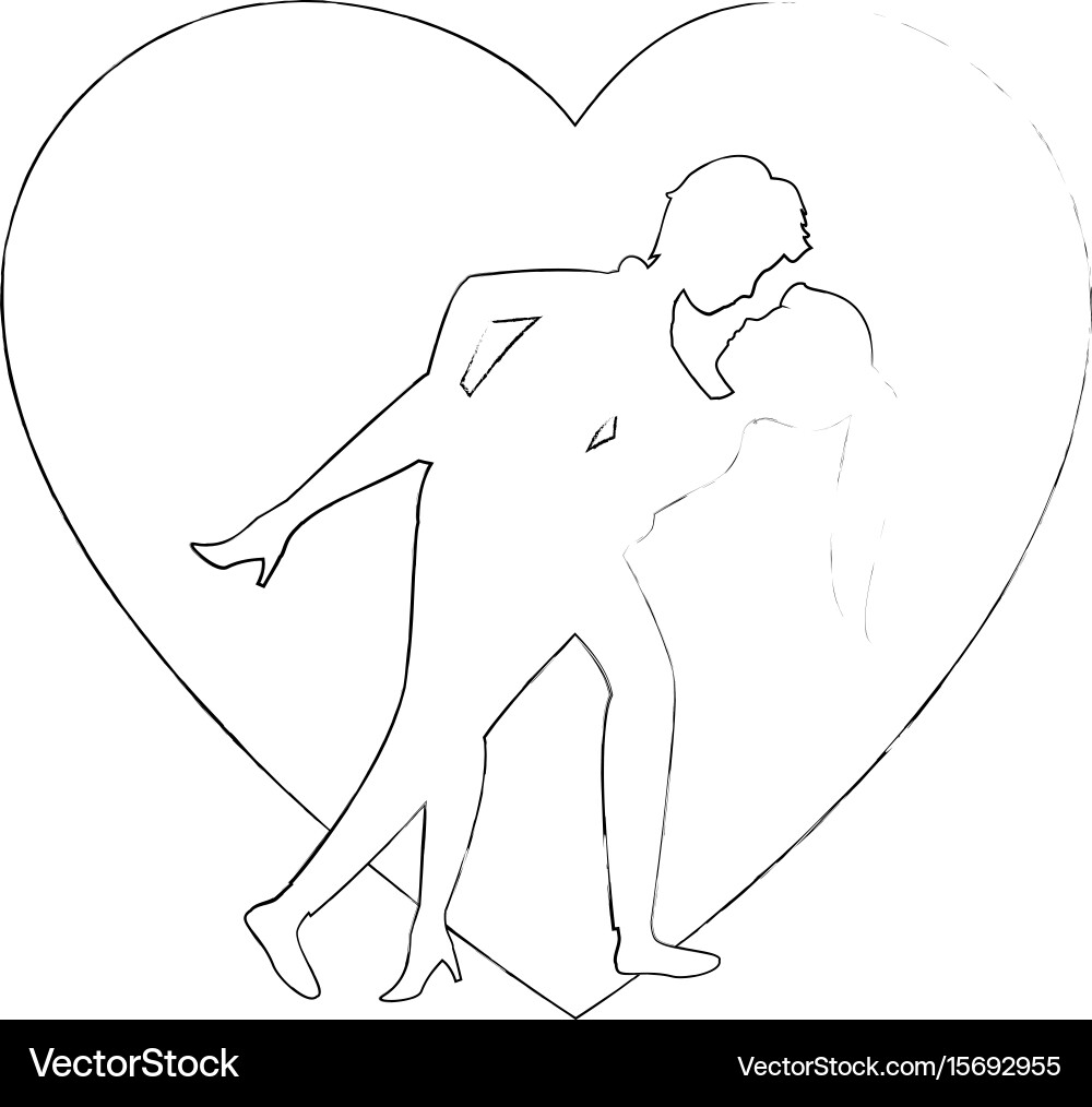 Couple in love design Royalty Free Vector Image