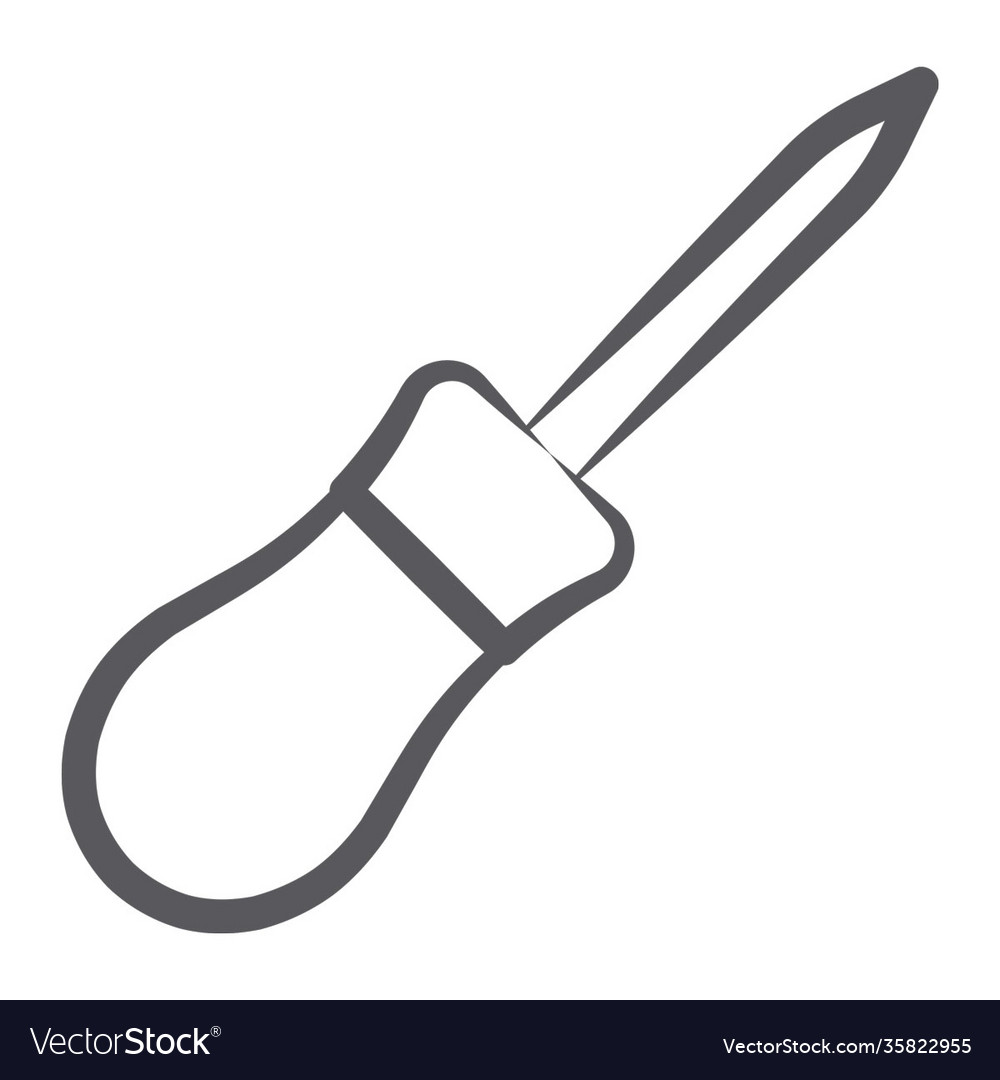 Scratch awl Royalty Free Vector Image - VectorStock