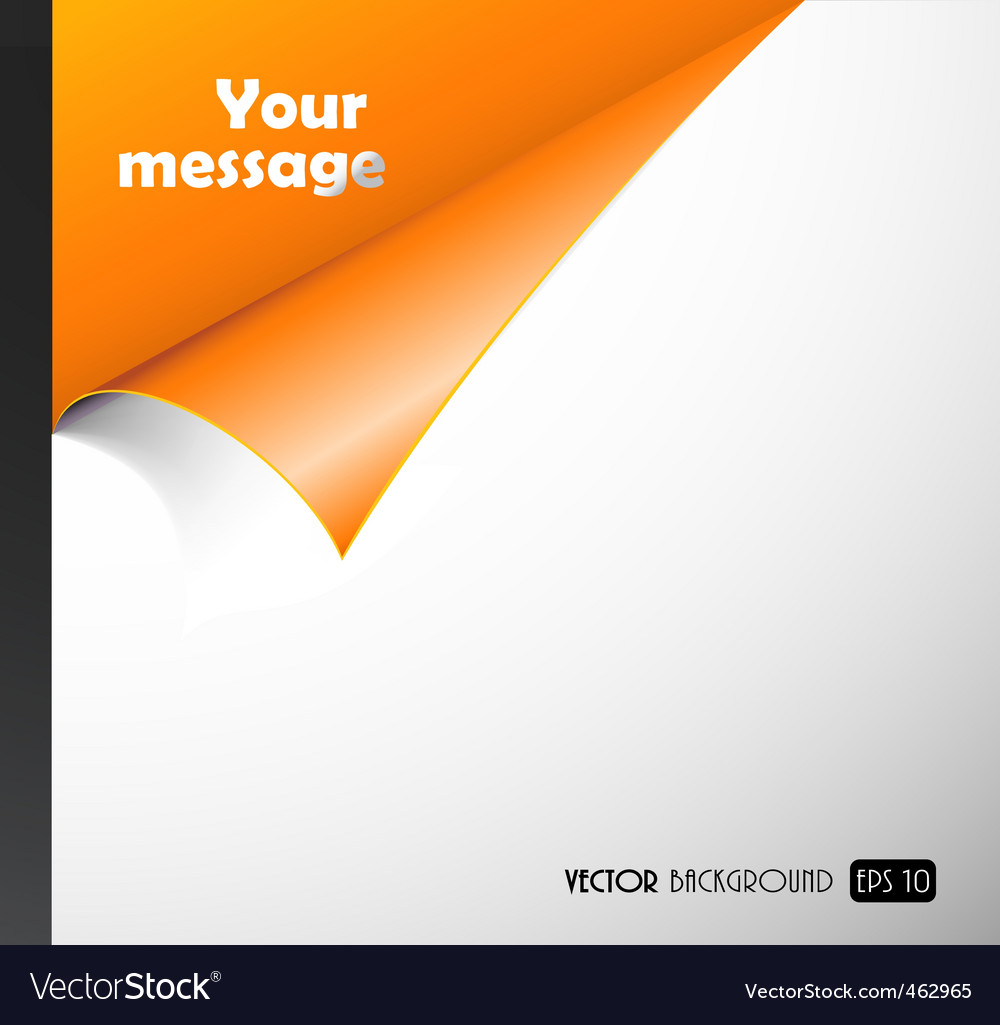 Corner template Royalty Free Vector Image - VectorStock