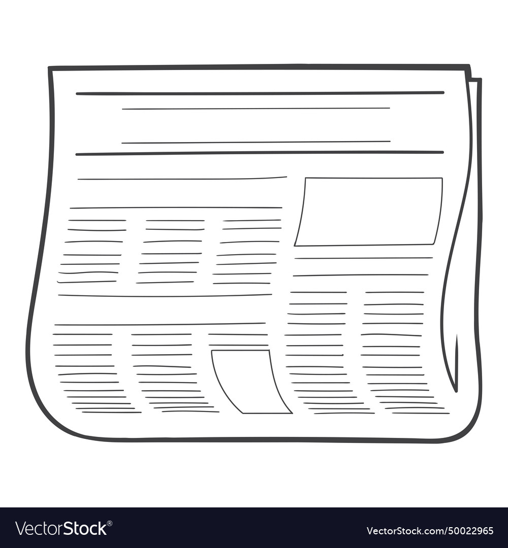 Newspaper Royalty Free Vector Image - VectorStock Newspaper Royalty Free Vector Image - VectorStock