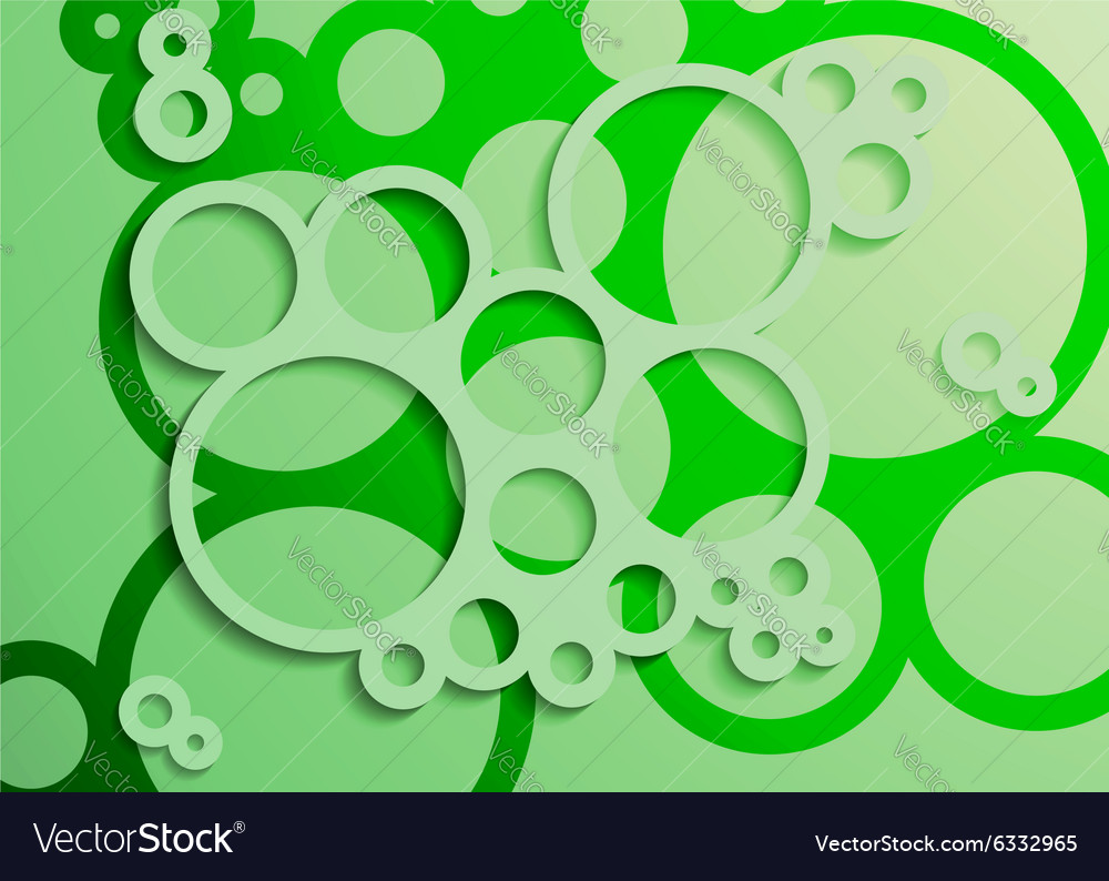 Set of bright abstract circles frames design Vector Image