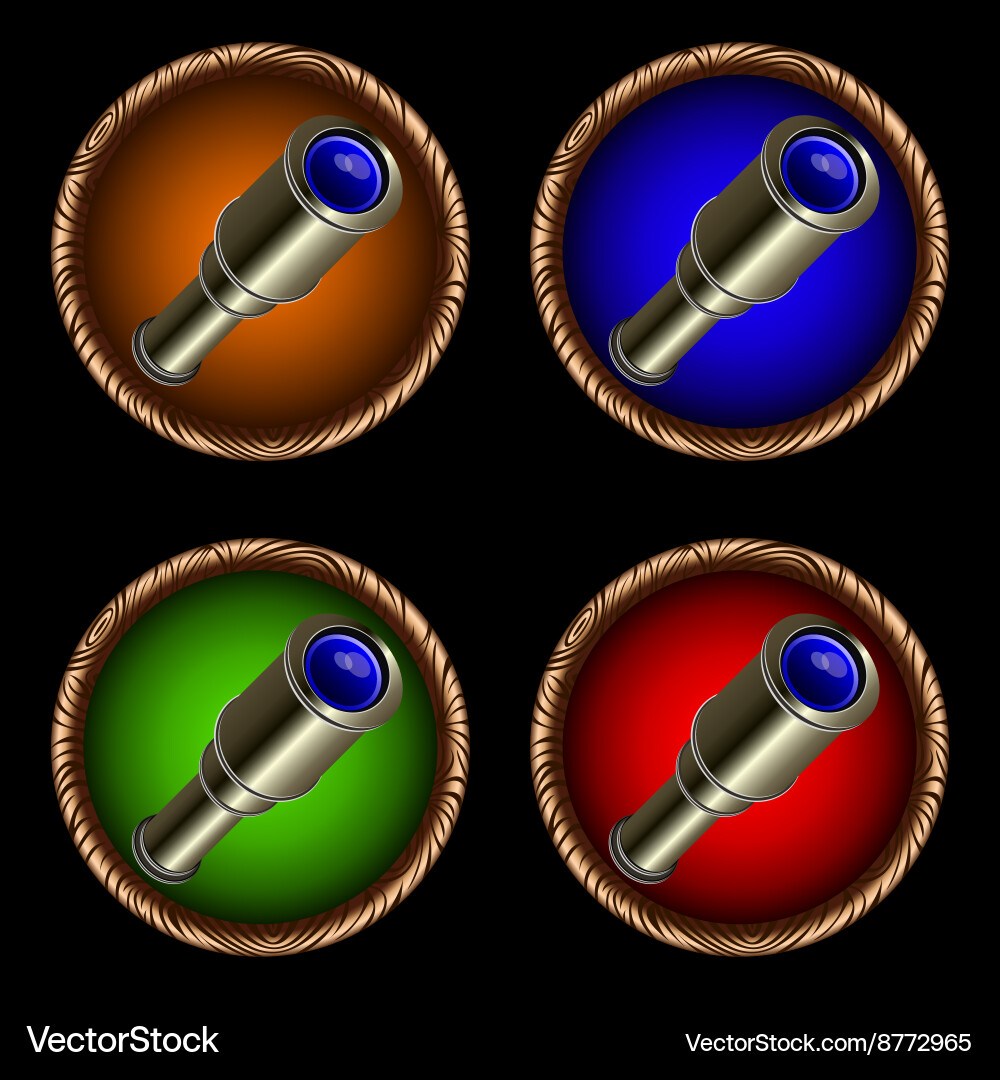 Spyglass Royalty Free Vector Image - VectorStock