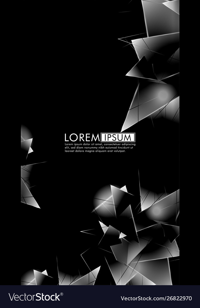 Vertical triangle background abstract composition Vector Image