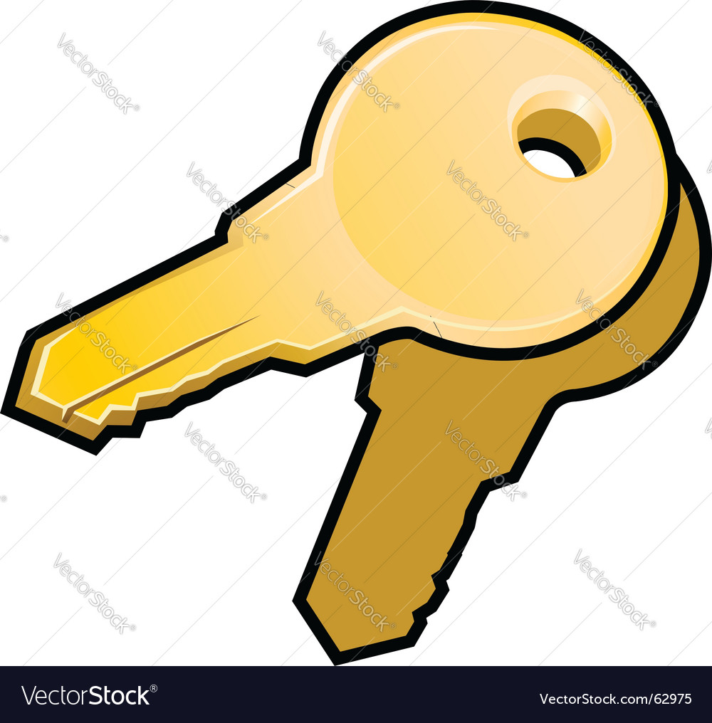 Authorization keys icon Royalty Free Vector Image
