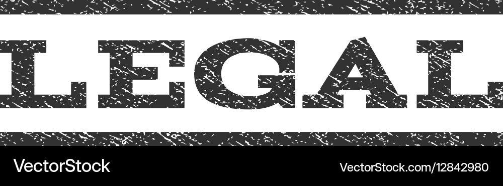 Legal watermark stamp Royalty Free Vector Image
