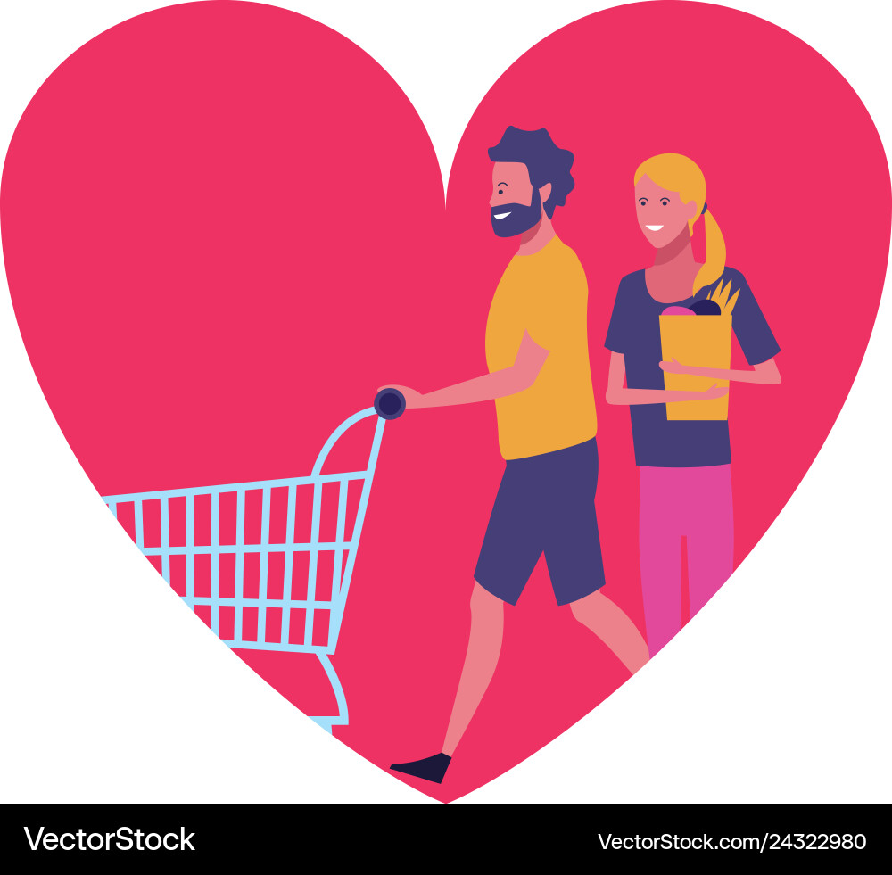 Love couple cartoon Royalty Free Vector Image - VectorStock