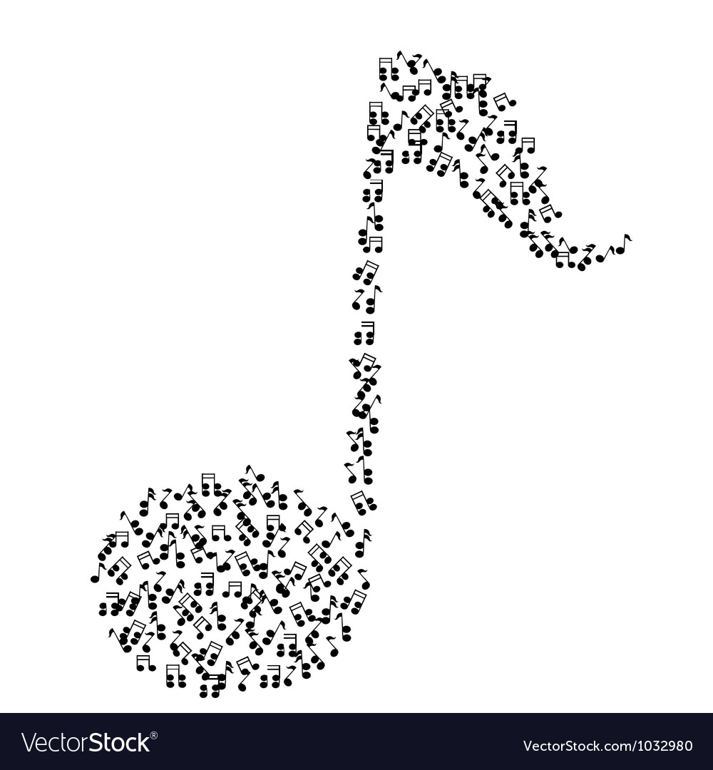 Musical note Royalty Free Vector Image - VectorStock