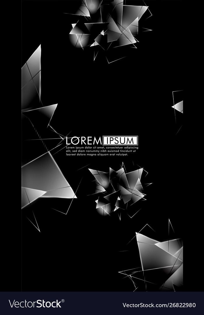 Vertical triangle background abstract composition Vector Image