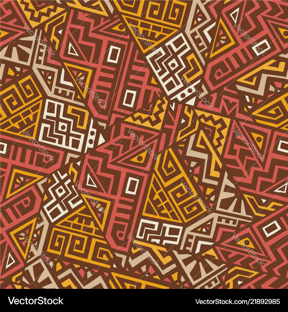 Creative geometric seamless pattern Royalty Free Vector