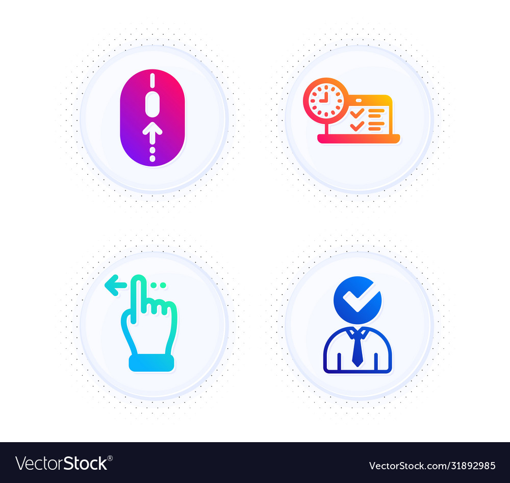Online test swipe up and touchscreen gesture Vector Image Online test swipe up and touchscreen gesture Vector Image