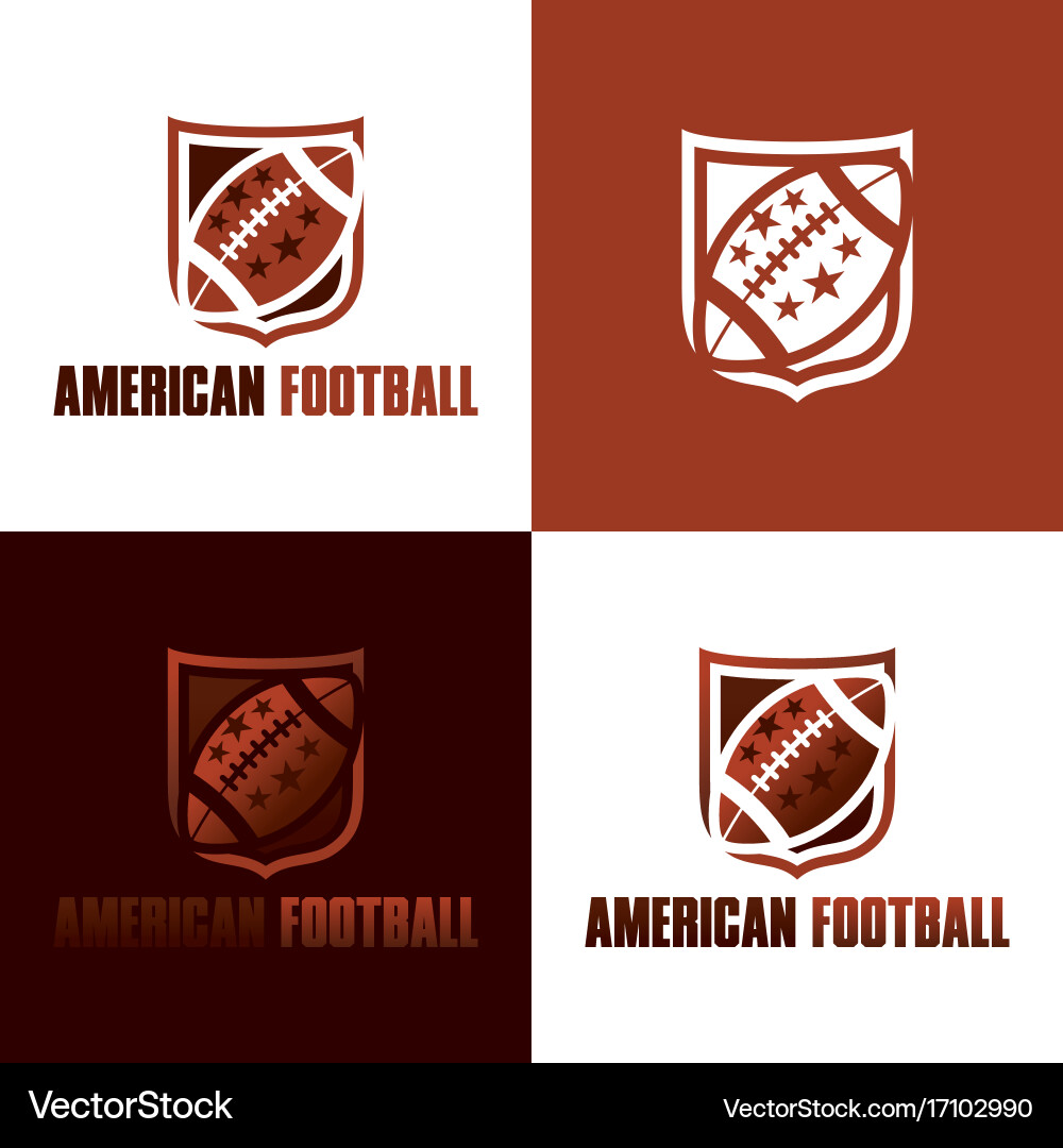 American football Royalty Free Vector Image - VectorStock