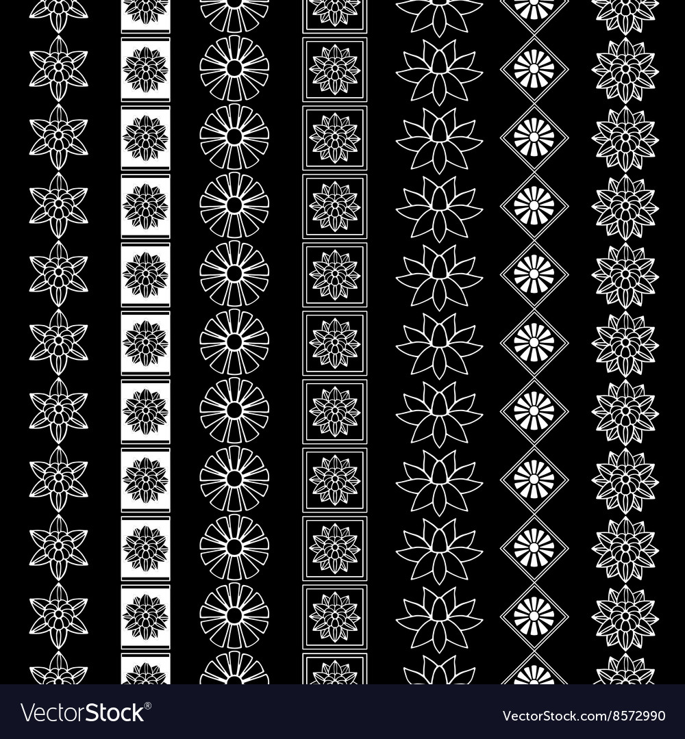 Line border set Royalty Free Vector Image - VectorStock