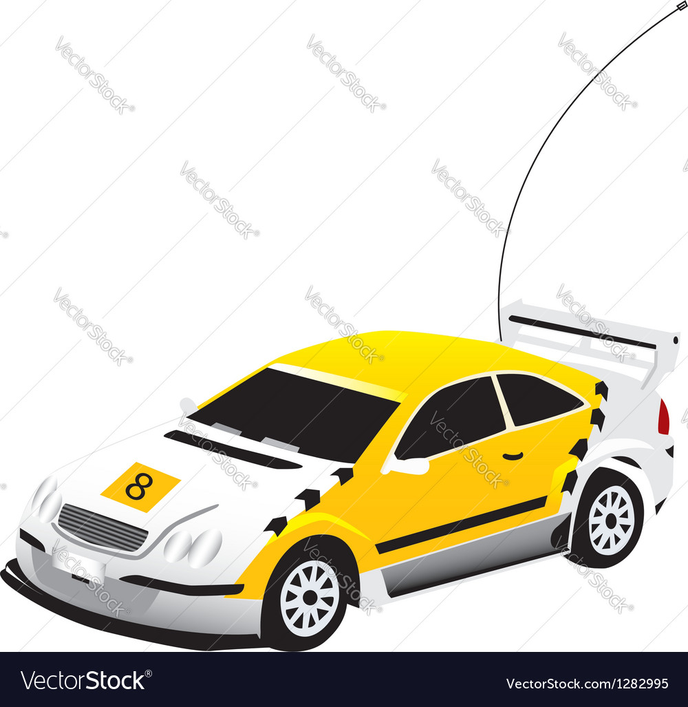 Remote controlled car Royalty Free Vector Image