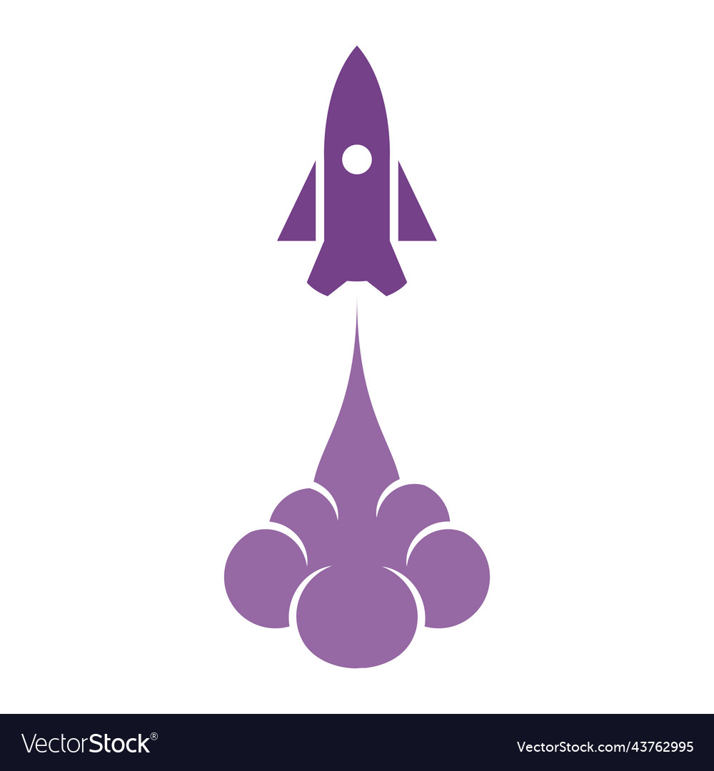 Rocket logo Royalty Free Vector Image - VectorStock